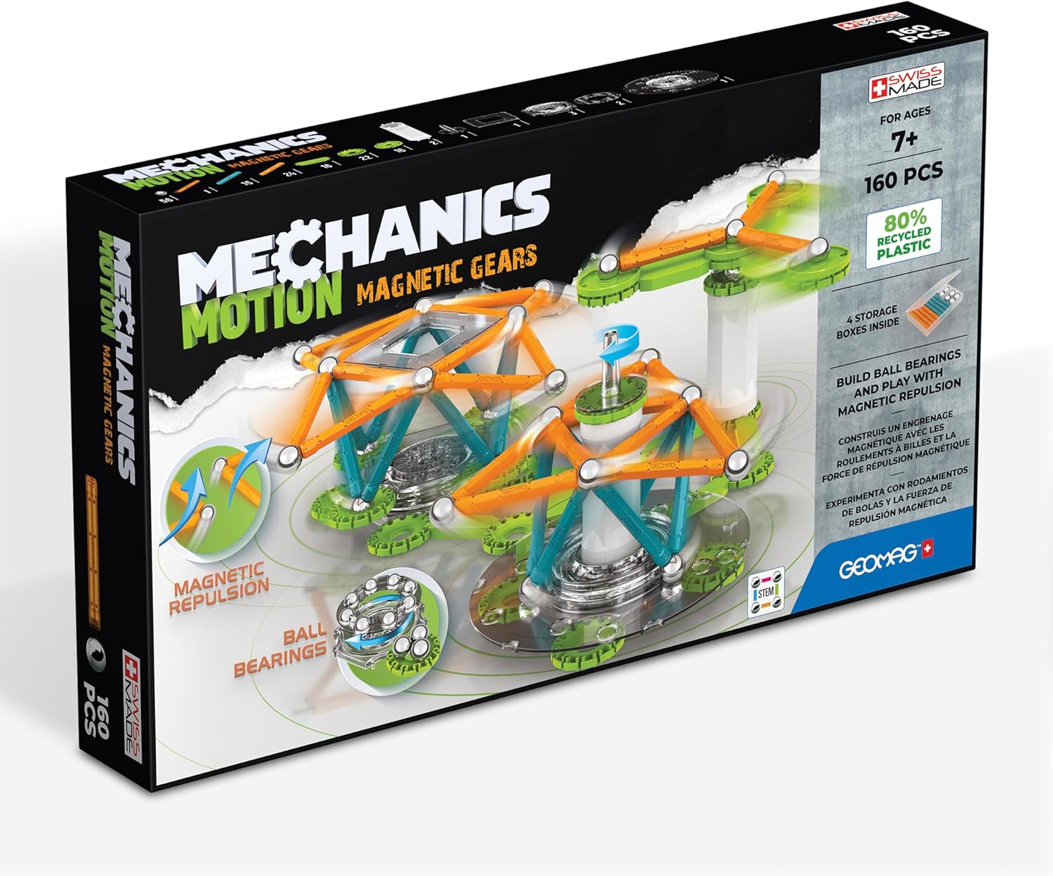 Geomag - Mechanics Motion Magnetic Gears - Educational and Creative ...