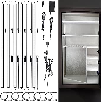 JUSJUBR Gun Safe Light Kit - Door Activated Safe Lights, 6 PCS x 12 ...