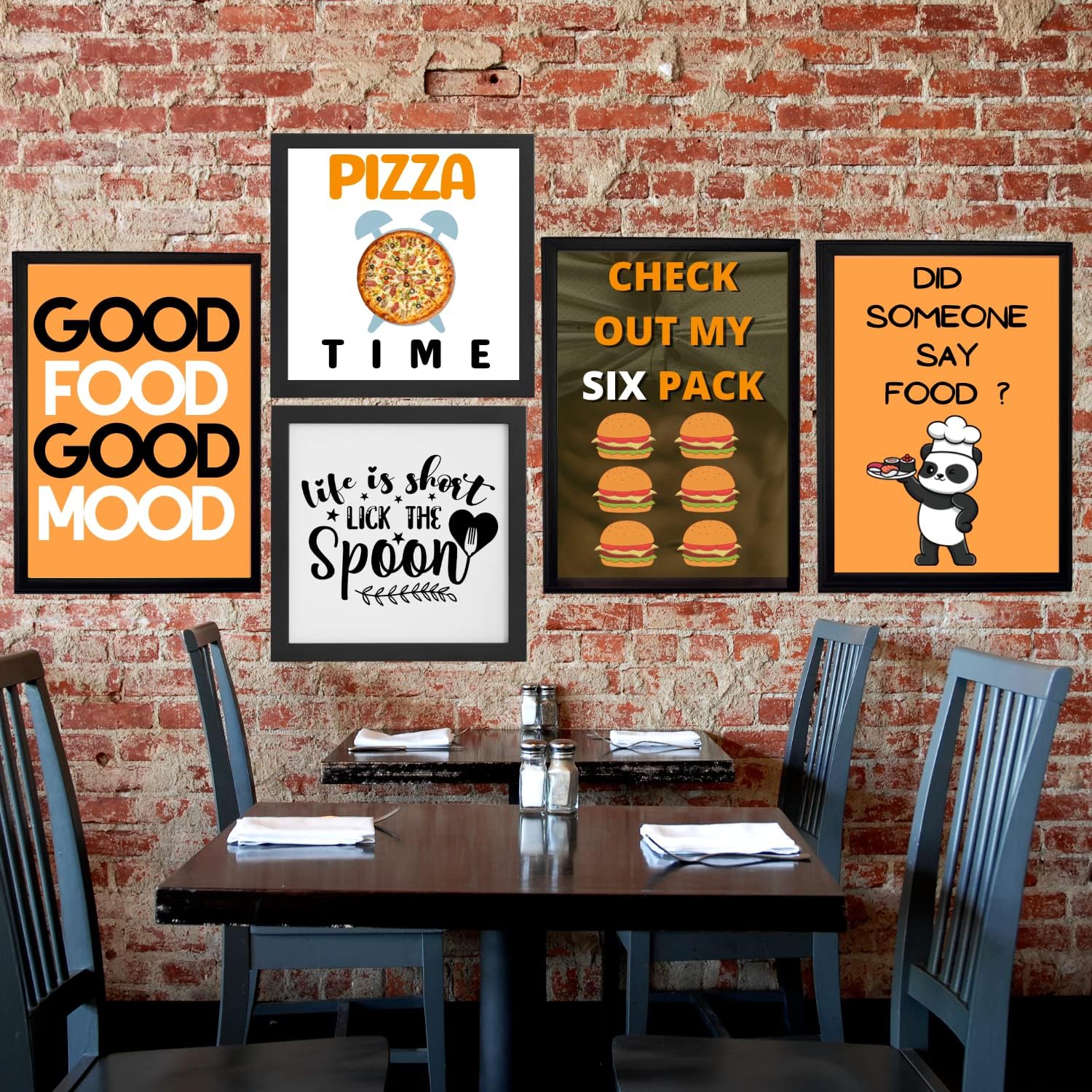 Relanta-Food/Cafe's Wall Posters with Frame-Pizza theme wall posters ...