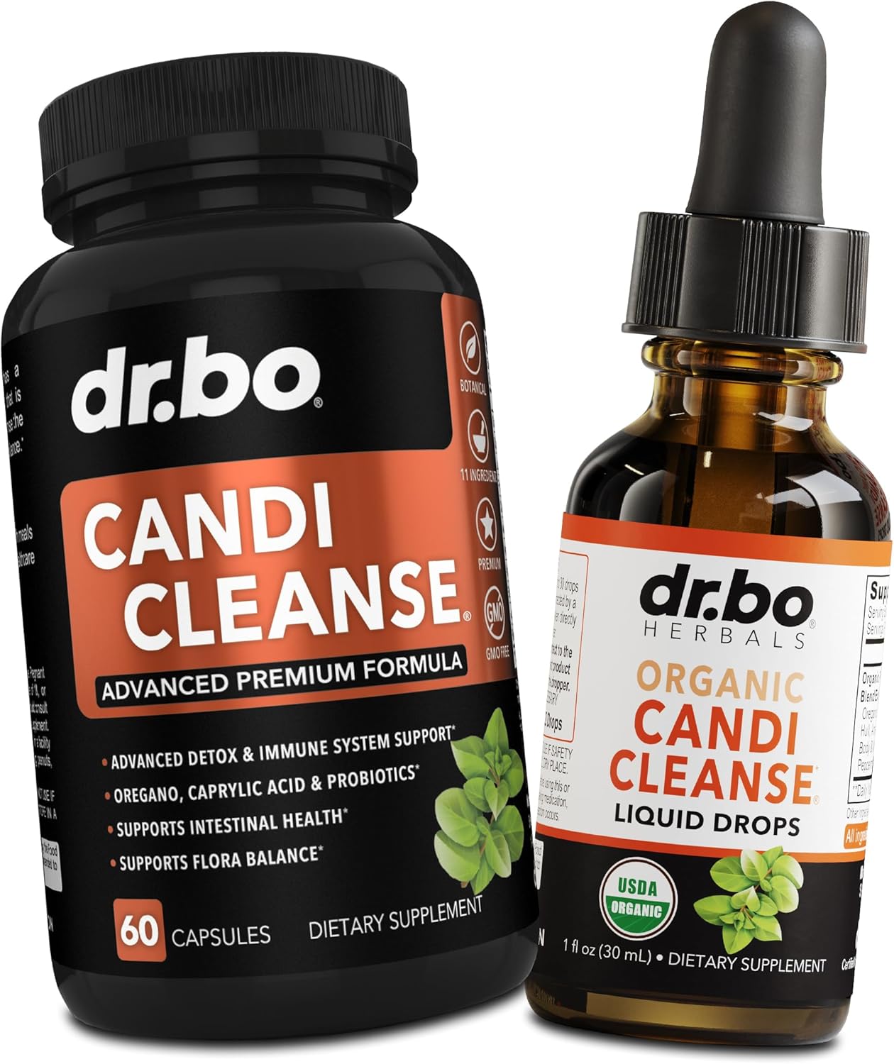 Amazon.com: Candi Cleanse Support Supplement Pills & Drops - Organic ...