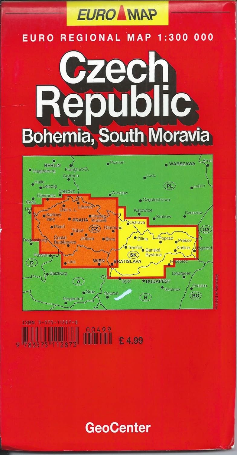 Czech Republic (GeoCenter Euro Map): 9783575112873: Amazon.com: Books