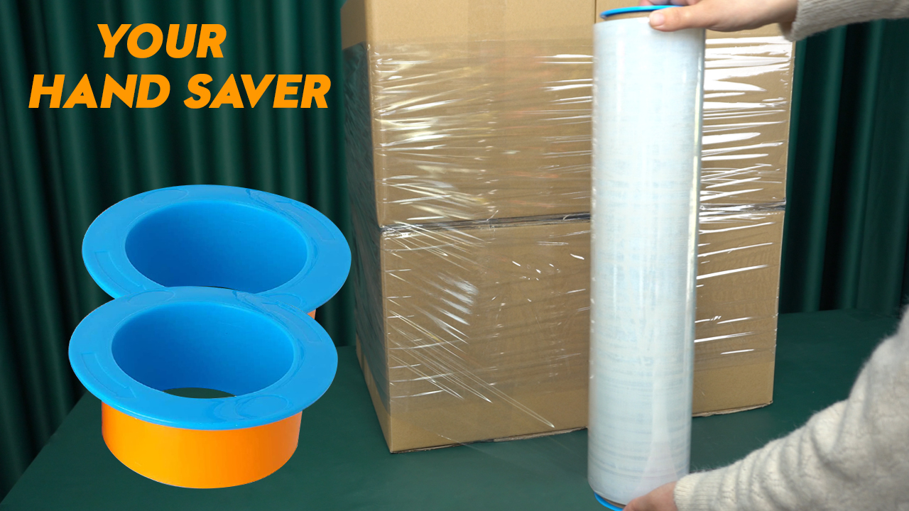 Watch Stretch Wrap Dispenser 2 Pair Hand Saver Fit for 3" Core on ...