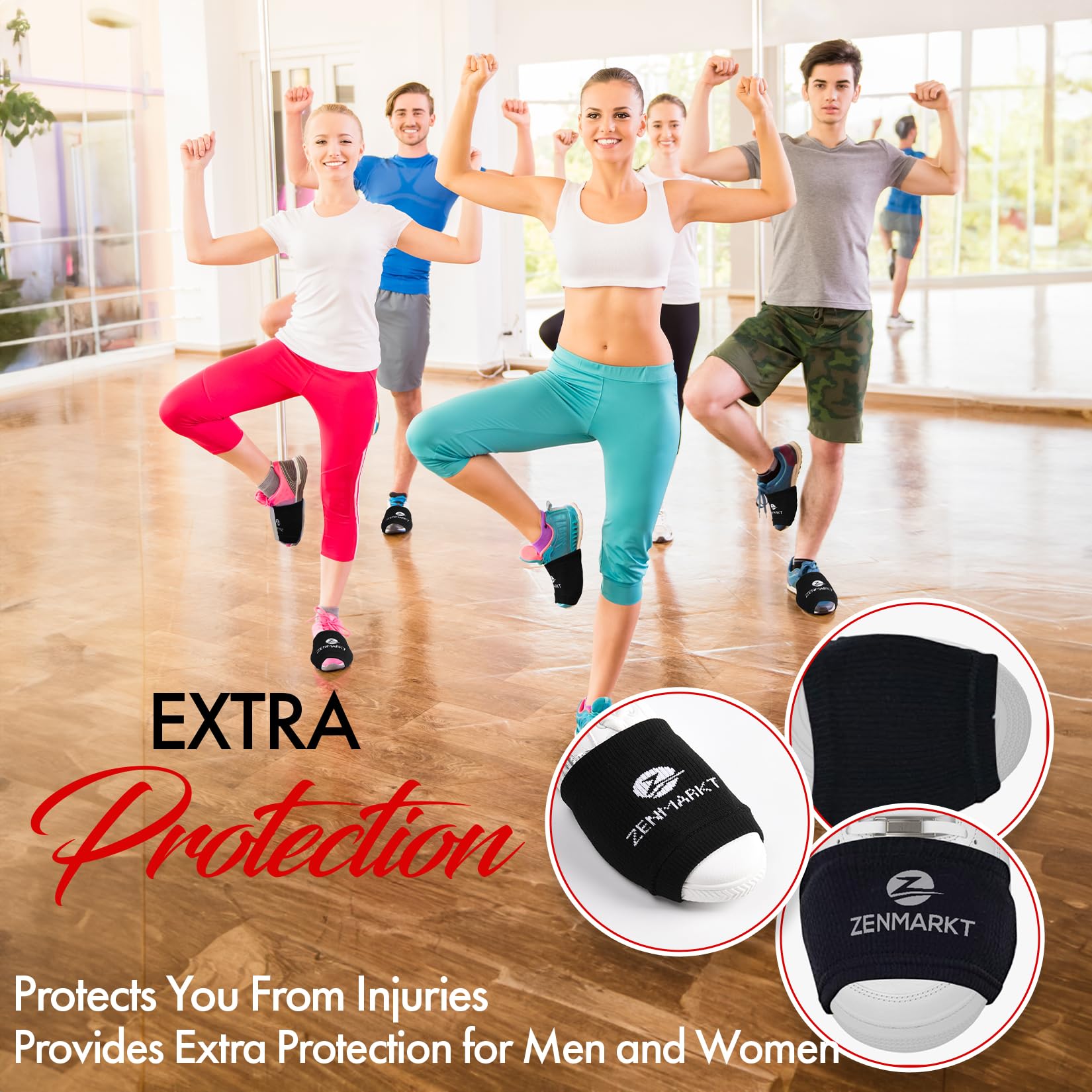 Snapklik.com : Zenmarkt Dance Shoe Socks - Pivot Freely And Safely ...