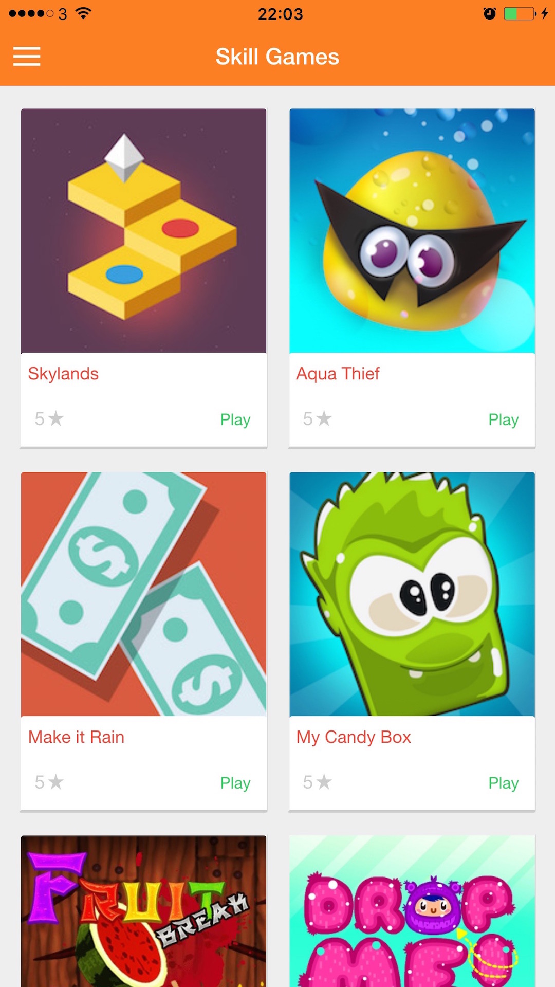 Mini game box - App on the Amazon Appstore