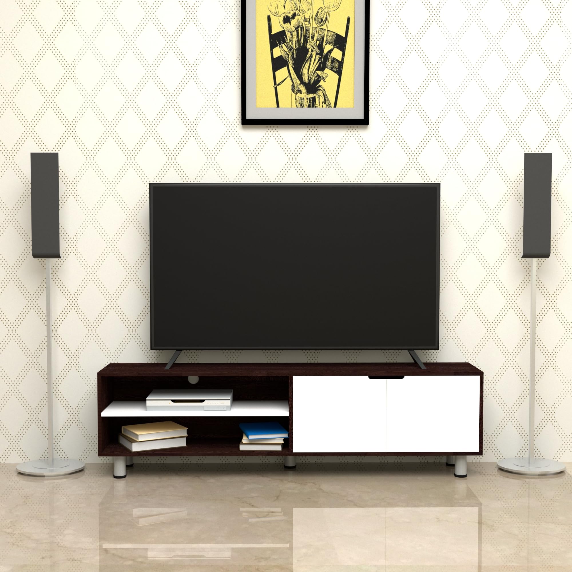 Buy DND Lucas Engineered Wood TV Unit/TV Stand/TV Cabinet/TV ...