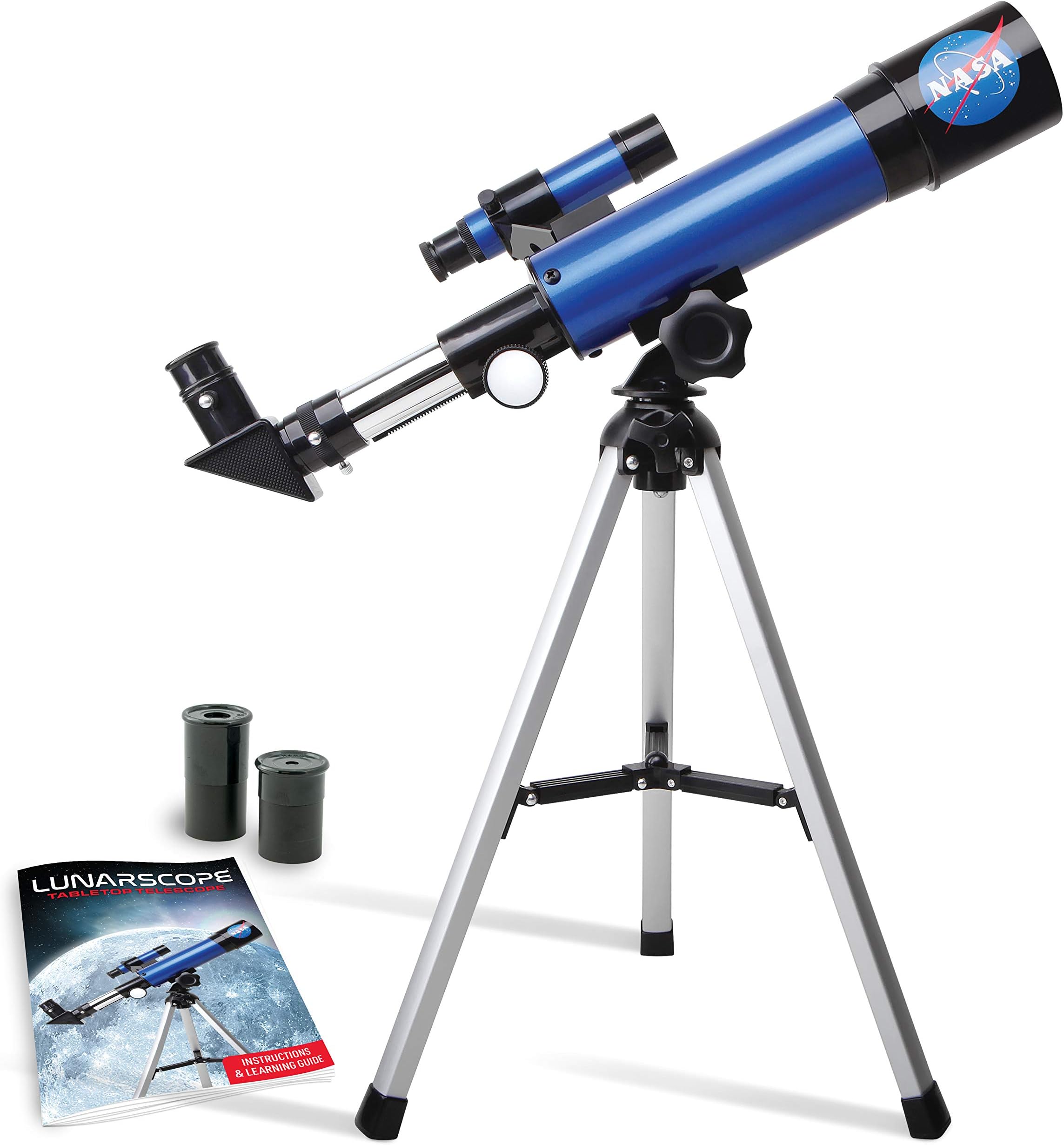 NASA Lunar Telescope for Kids – 90x Magnification, Includes Two ...