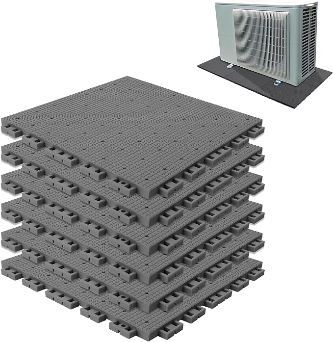 Amazon.com: moonoom 6 Pcs Air Conditioner Heat Pump System Pad-36 x 24 ...