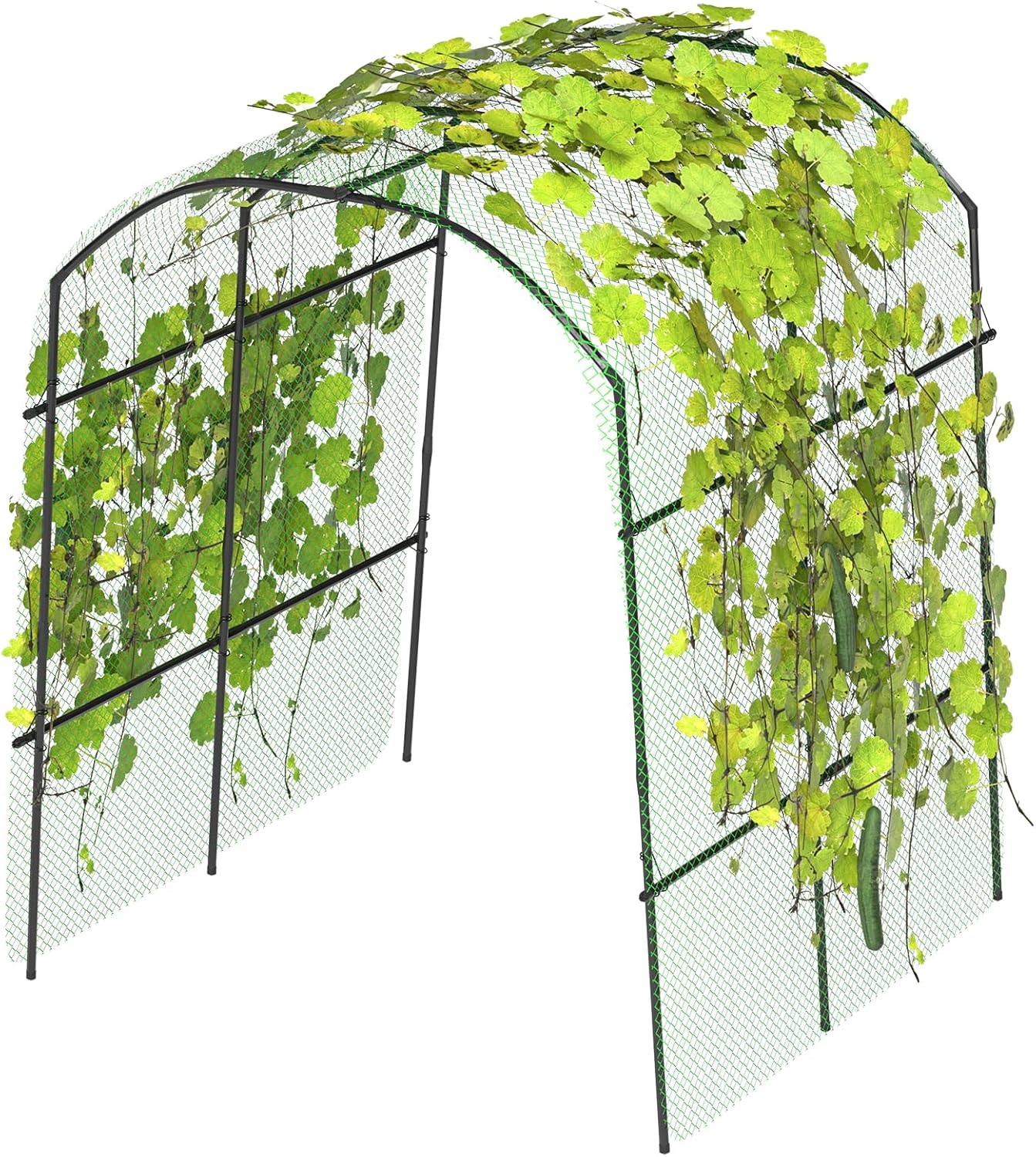 Amazon.com : Tipatyard Garden Trellis 86.6" Extra Tall Garden Arch ...