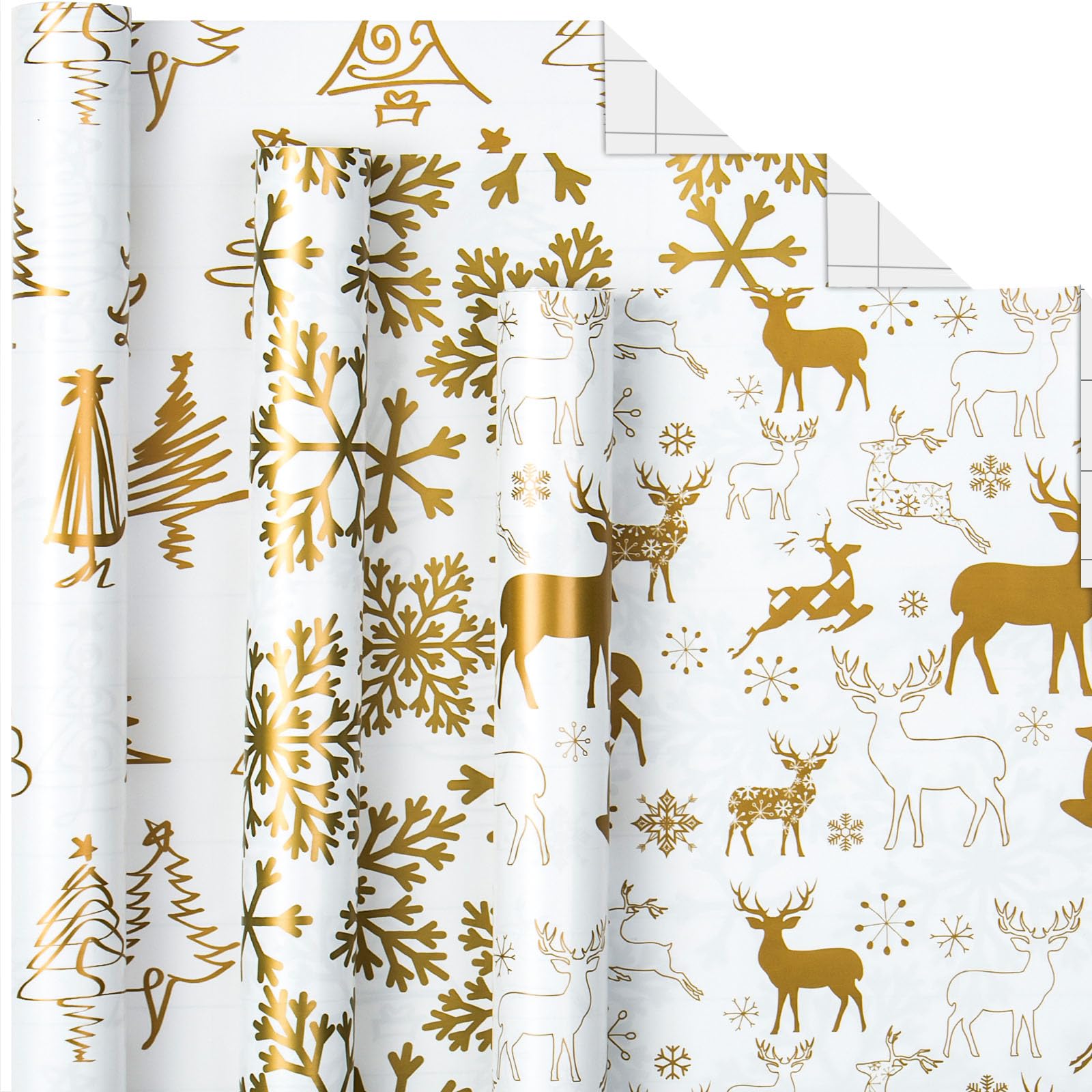 Snapklik.com : MAYPLUSS Christmas Wrapping Paper Roll - Mini Roll - 17 ...