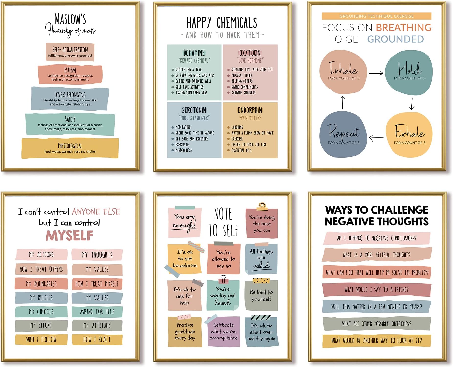 HoneyKICK Growth Mindset Classroom Poster - 12 x 16 Educational Poster ...