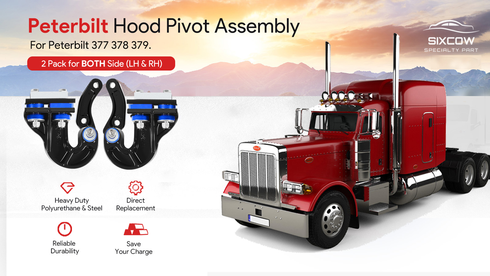 Watch Peterbilt 379 Hood bushings on Amazon Live