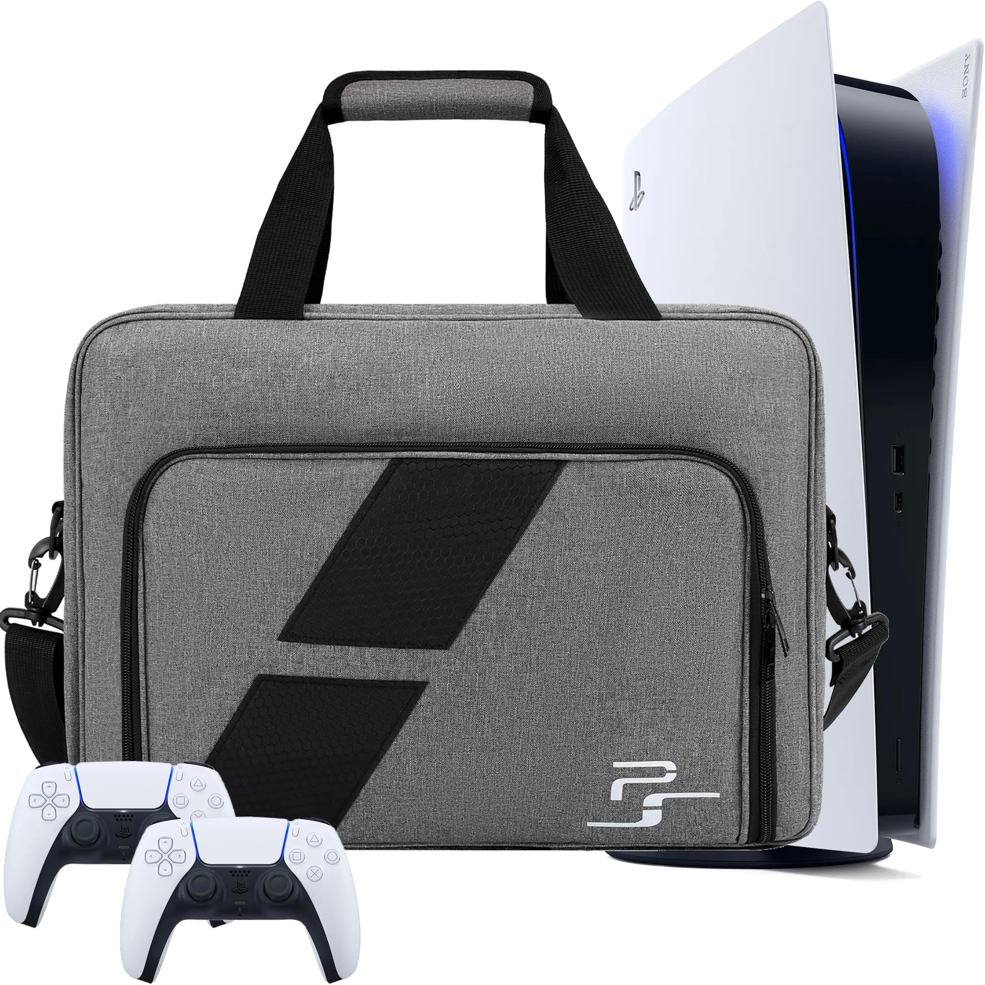 Amazon.com: FCQQYWZ Carrying Case for PS5 Case Travel Bag, Large ...
