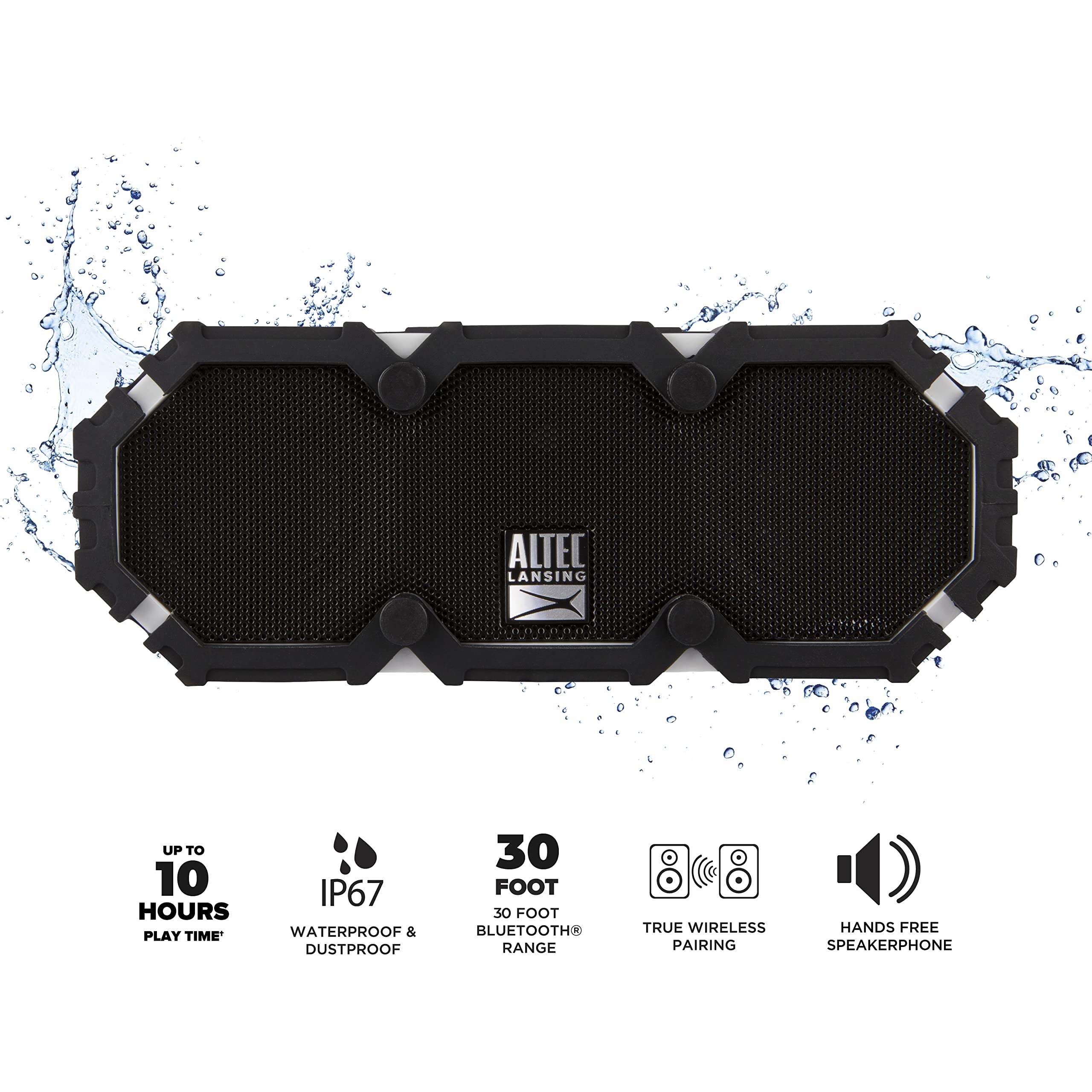 Altec Lansing Mini LifeJacket IP67 Waterproof Floating Bluetooth ...
