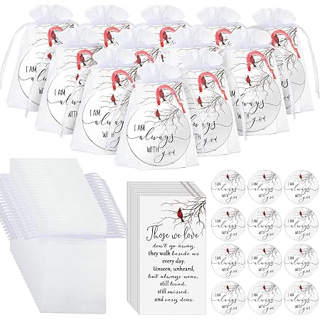 Amazon.com: 50 Sets Pocket Hug Wooden Heart Token with Sheer Organza ...