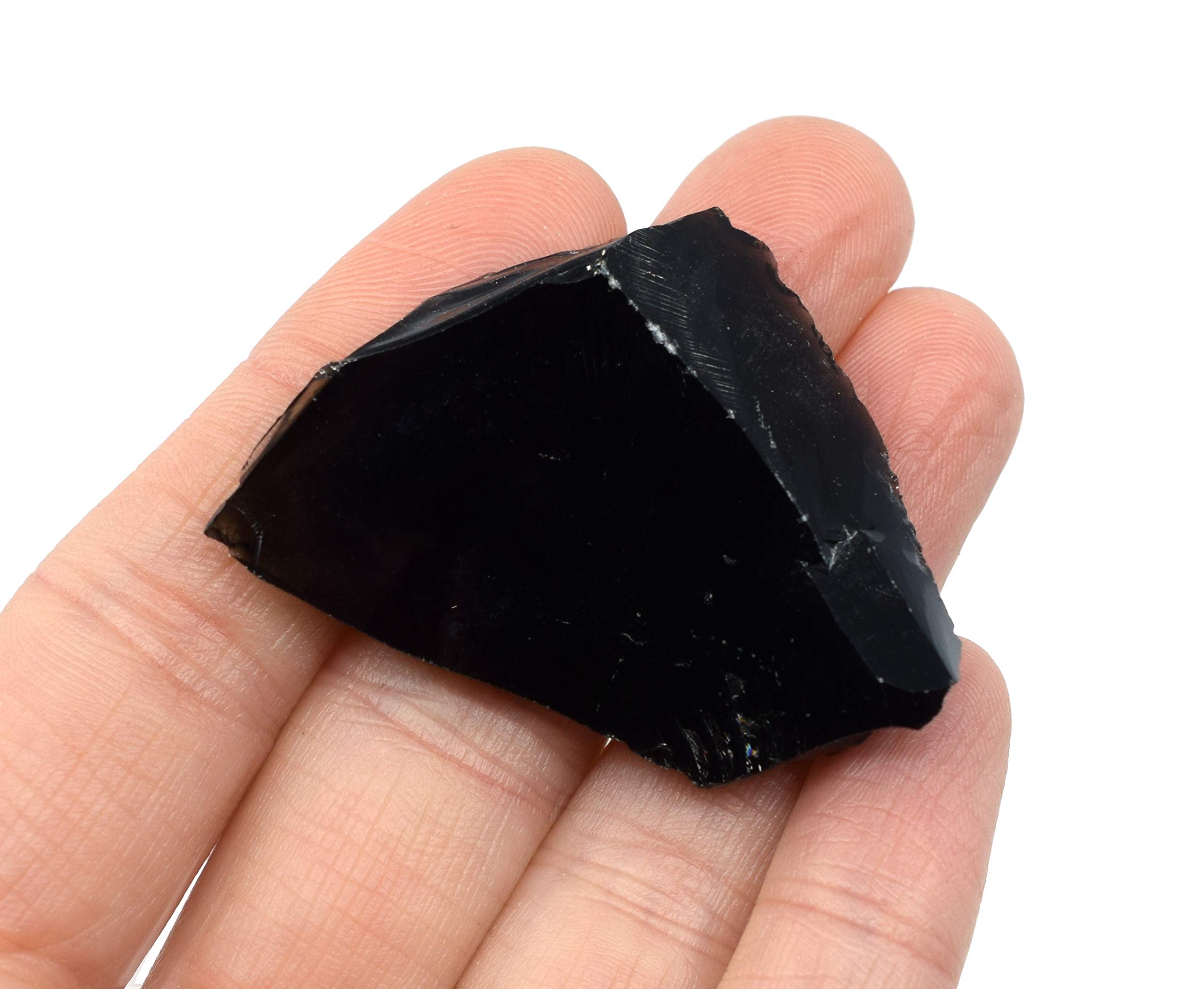 Obsidian Igneous Rock OBSIDIAN WITH PUMICE [RHYOLITE], TARAWERA