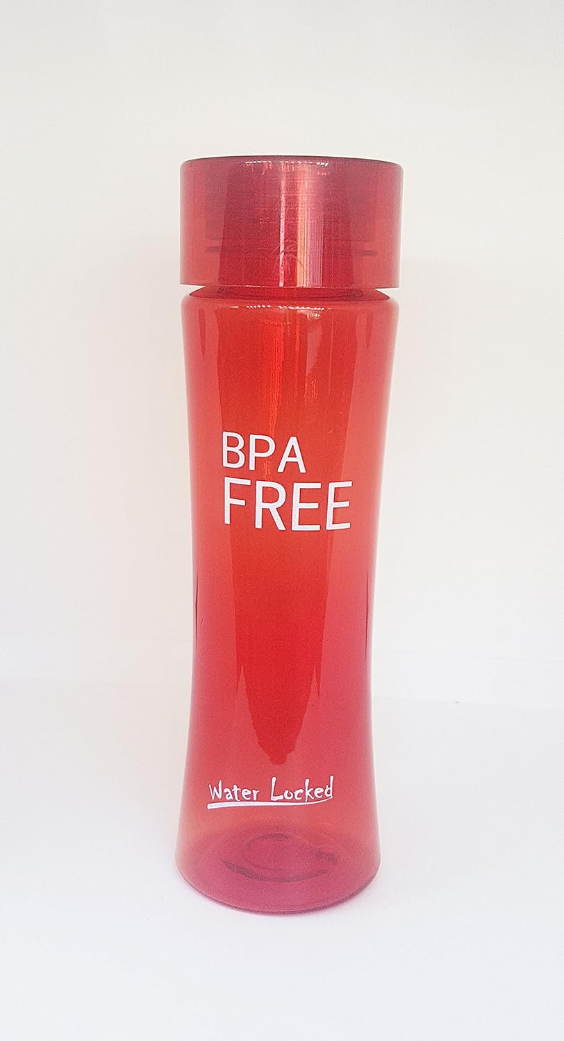 PARTY LAND Red Color Water Bottle / Colored & Transparent Water Bottles ...