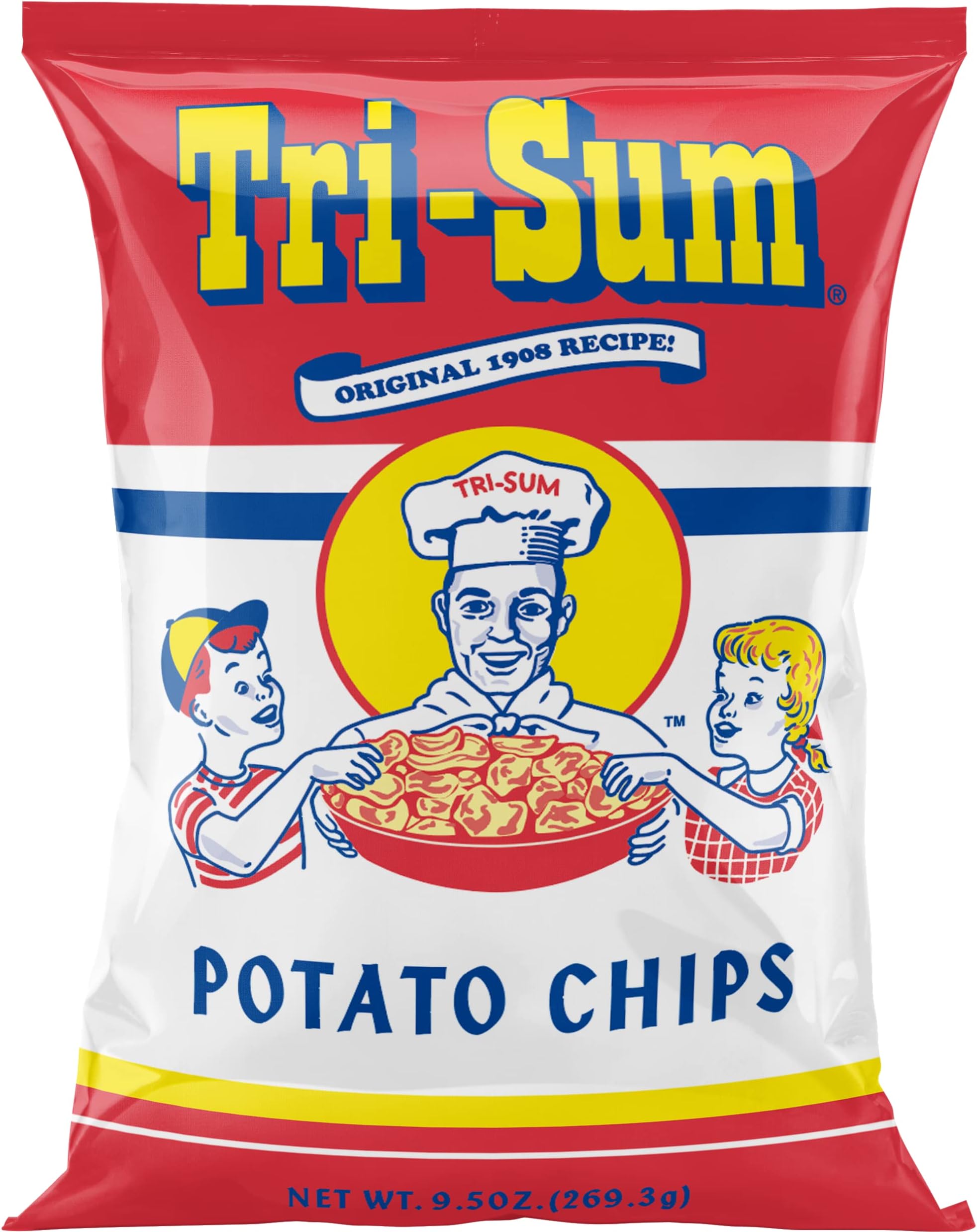 Amazon.com: Better Made Family size original potato chips 9-ounce bag