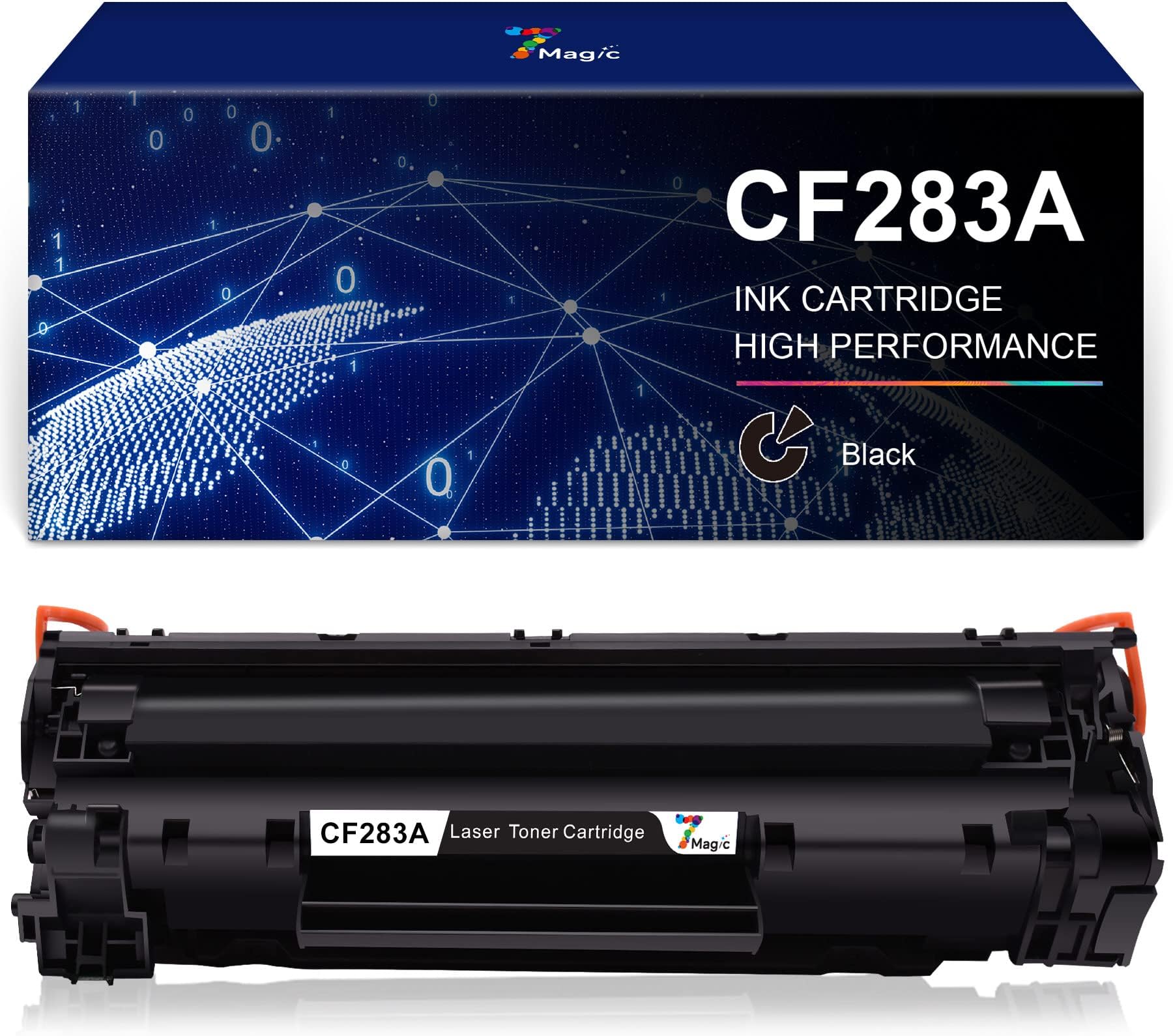 HP CF283A 83A Original LaserJet Toner Cartridge, Black, Single Pack ...