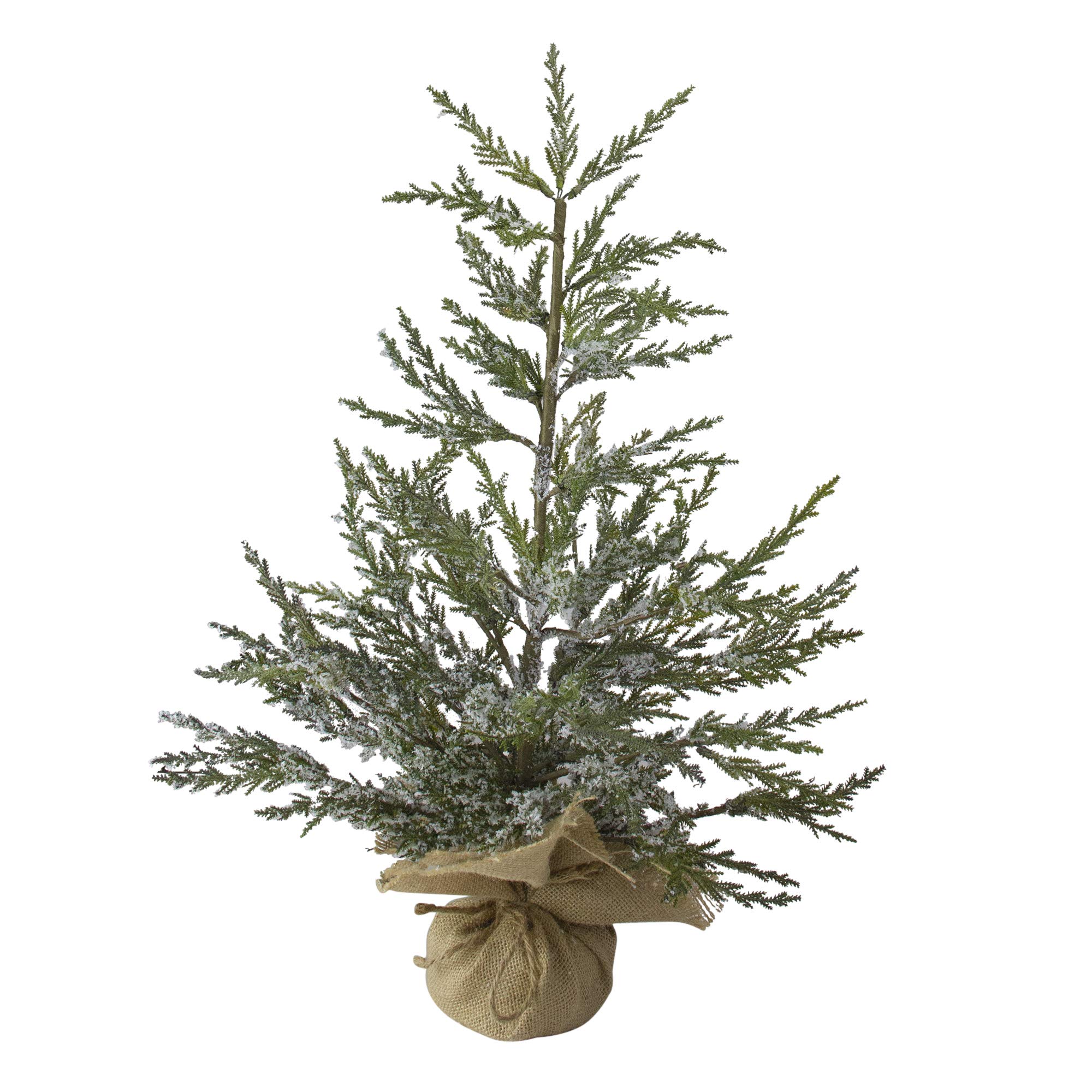 Amazon.com: Northlight Real Touch™ Potted Medium Iced Cedar Artificial ...