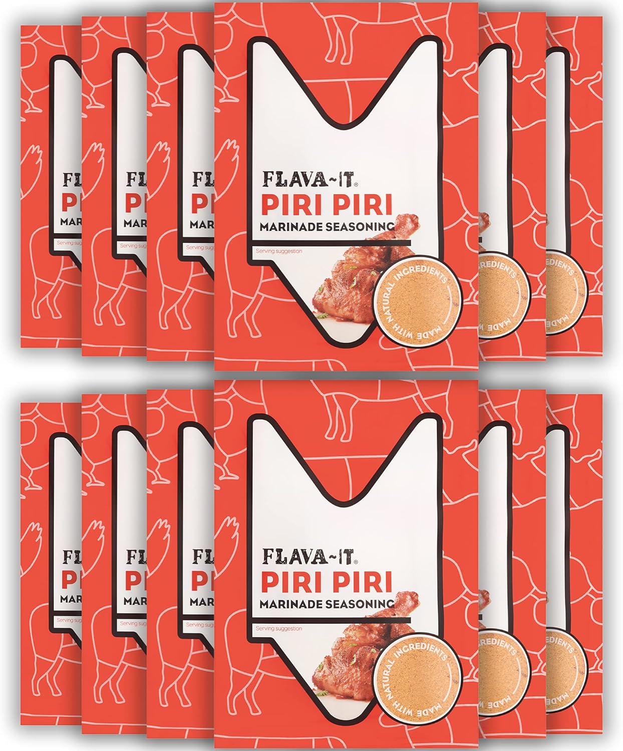 Flava-It Piri Piri Marinade, 35 g, Pack of 12 : Amazon.co.uk: Grocery