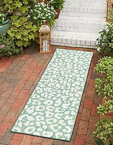 Amazon.com: Unique Loom Outdoor Safari Collection Area Rug - Leopard (2 ...