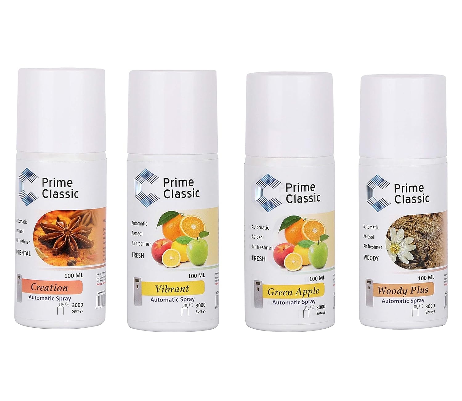 Prime Classic Room Freshner/Air Freshner Aerosol Refill - Combo Packof ...