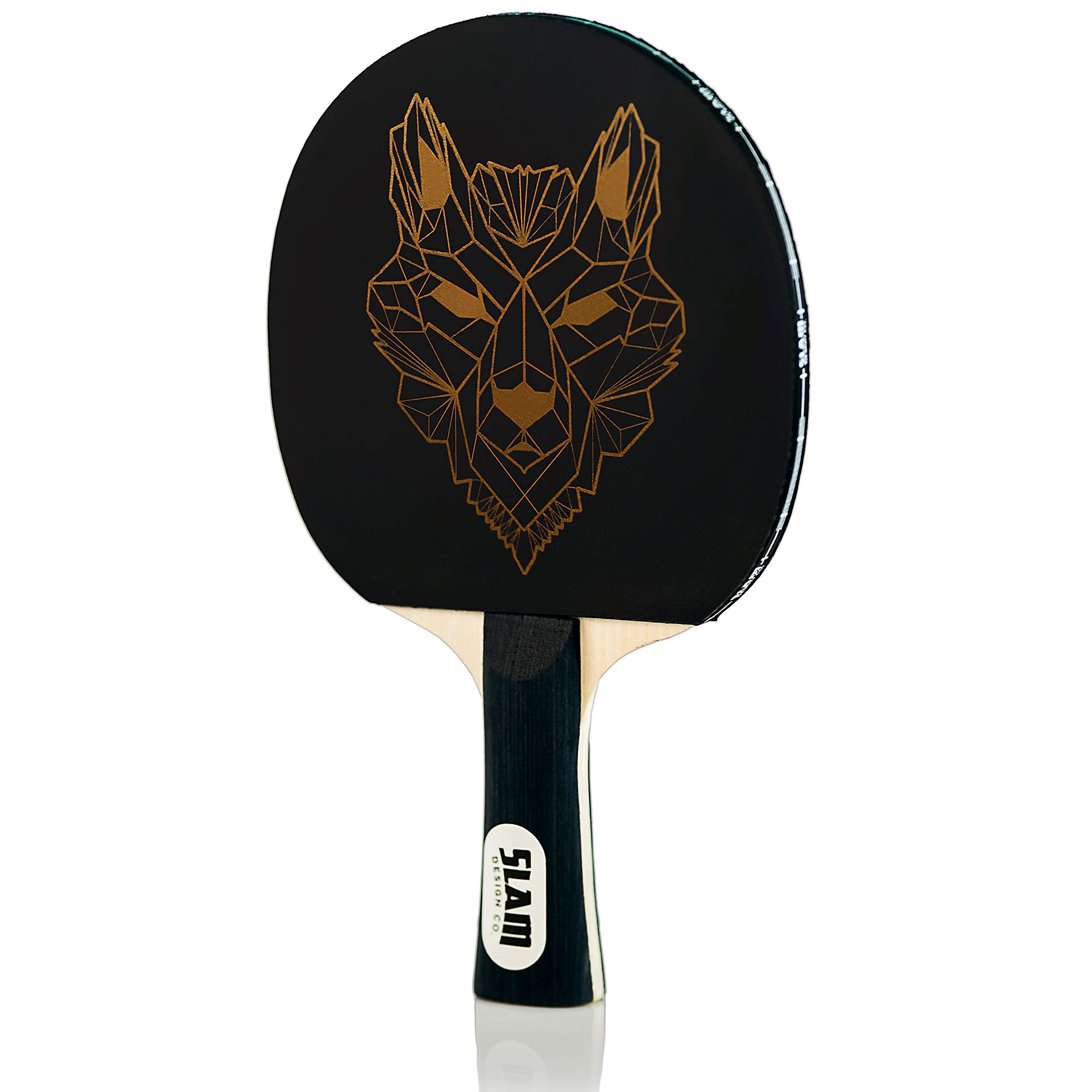 Buy Slam Design Co Wolf Table Tennis Paddle Designer Ping Pong Racket ...