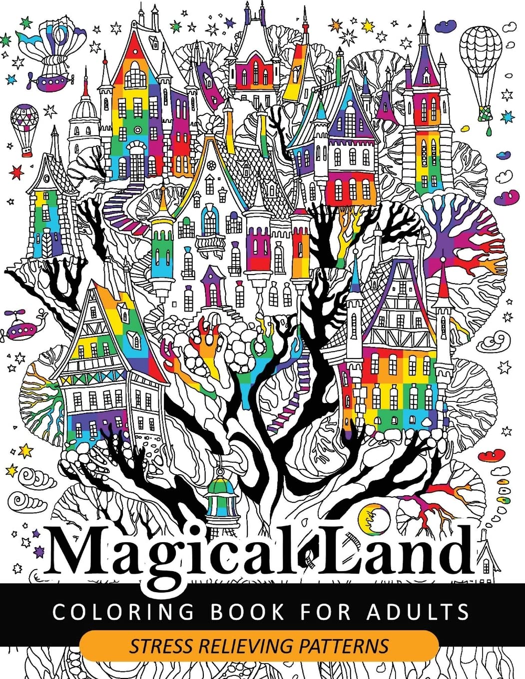 Amazon.com: Magical Land Coloring Book for Adult: The wonderful desings ...
