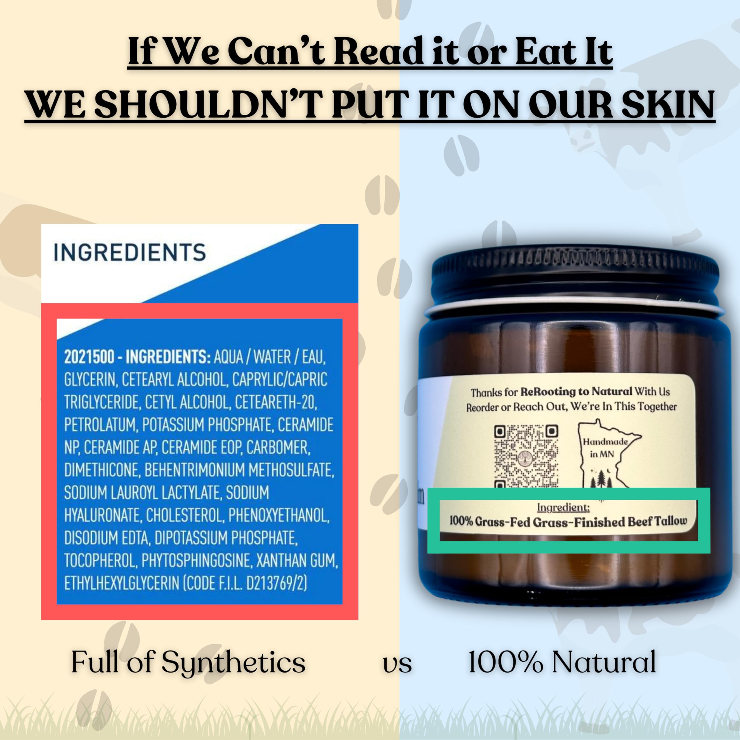 Snapklik.com : Beef Tallow For Skin NAKED TALLOW BALM 1 Ingredient ...