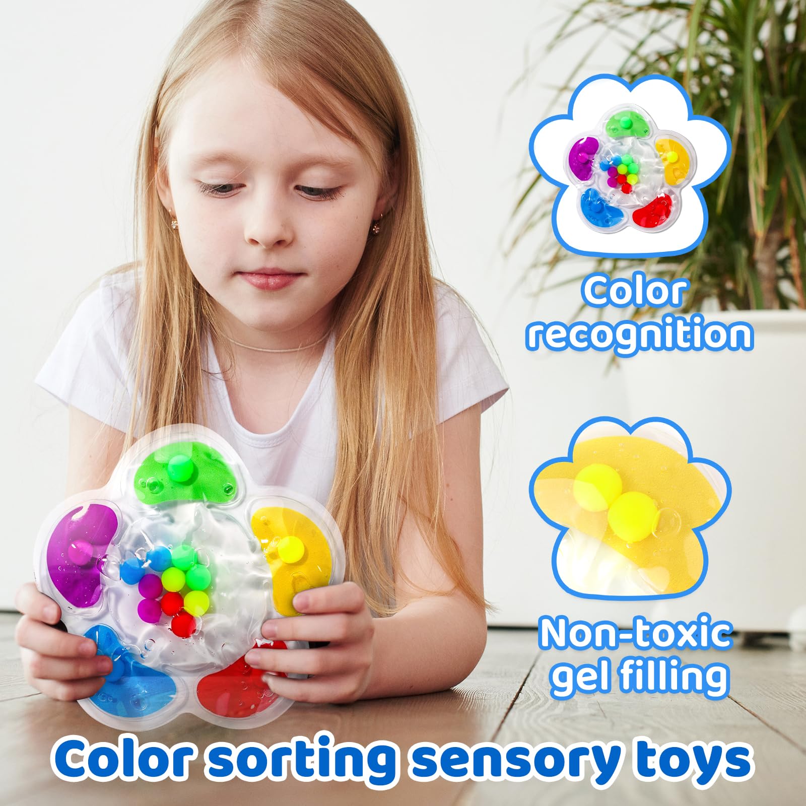 Color Sorting Sensory Toys, Fidget Toys Calming Toys Color Sorting ...
