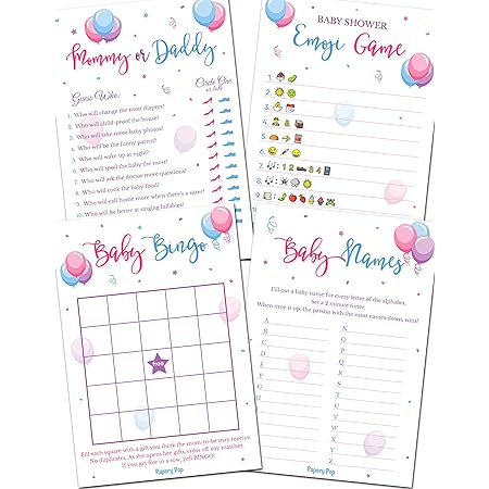 Amazon.com: Gender Reveal Party Guess Price Right Game (25 Pack) Fun ...
