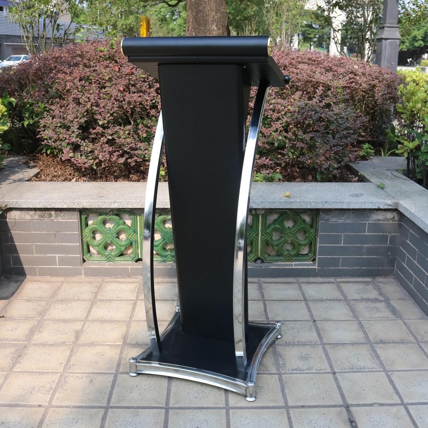 Amazon.com: YUGXTH Podium Stand Portable, Teaching Lecture Stand with ...