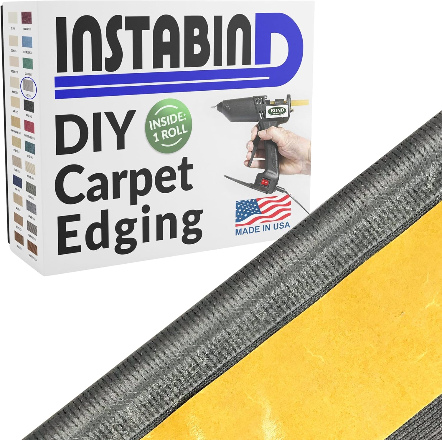 Carpet Binding by Instabind - Regular Style, Carpet Edge Binding, Rug ...