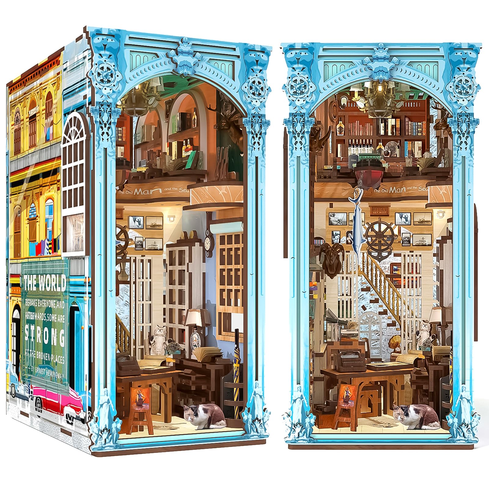Up Book Nook DIY Book Nook Kit – Deep-Sea Explorer Submarine Miniature ...