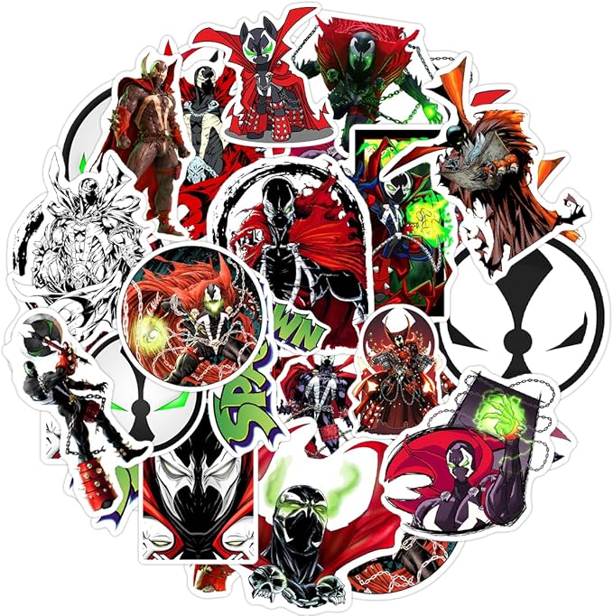 Amazon.com: Stickers Pack 20 Pcs Spawn Waterproof Vinyl Colorful ...