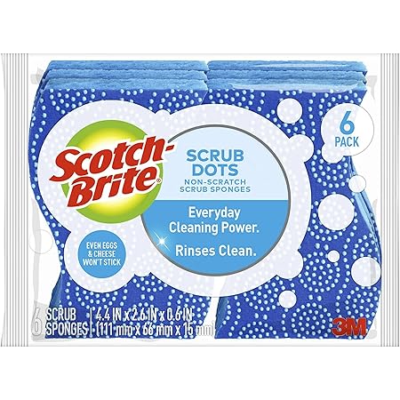 Amazon.com: Scotch-Brite Non-Scratch Scrub Sponges, Sponges for ...