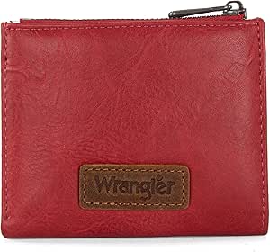 Amazon.com: Wrangler Wallet Purse for Women Men RFID Blocking Mini ...