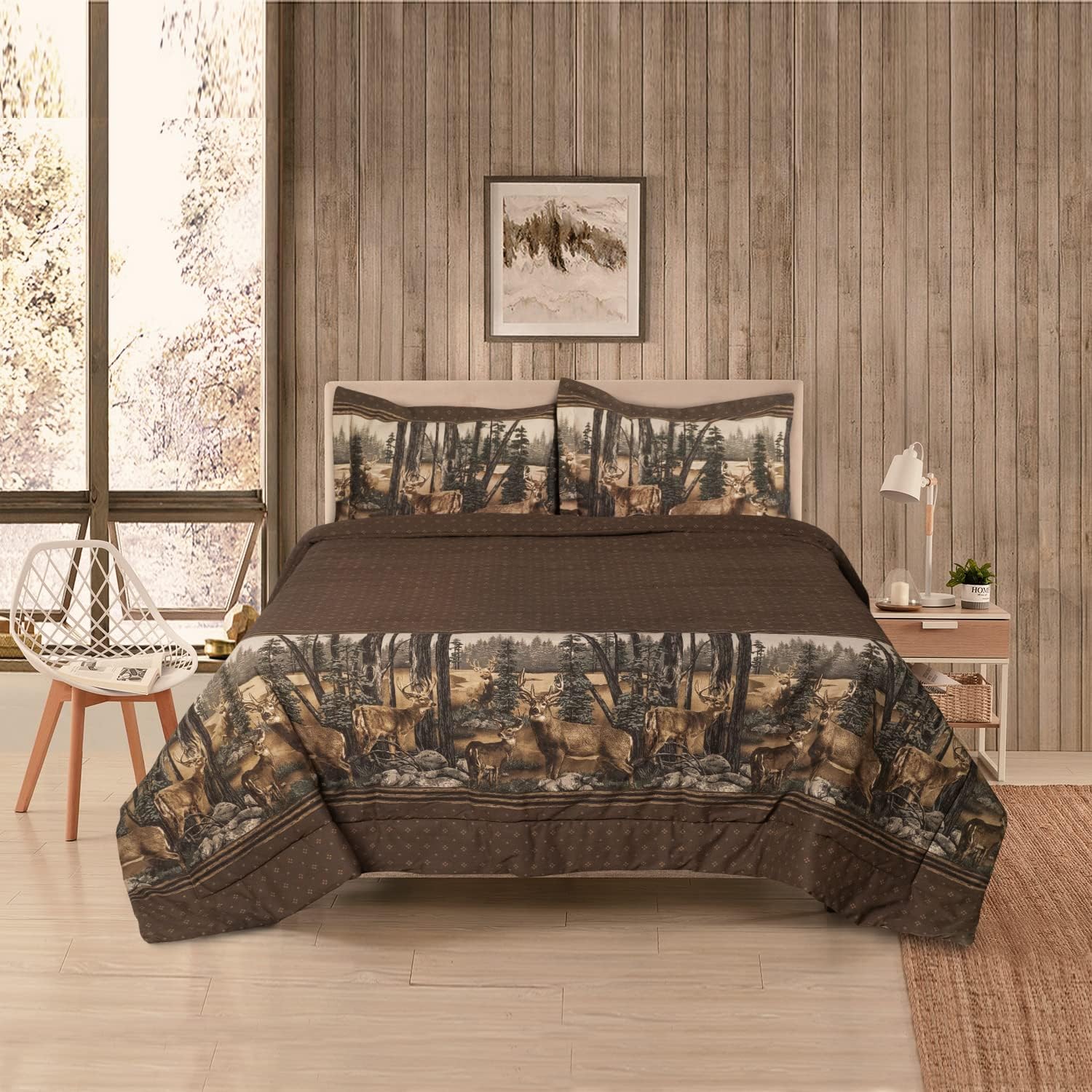 Whitetail Dreams King Comforter Set : Amazon.co.uk: Home & Kitchen