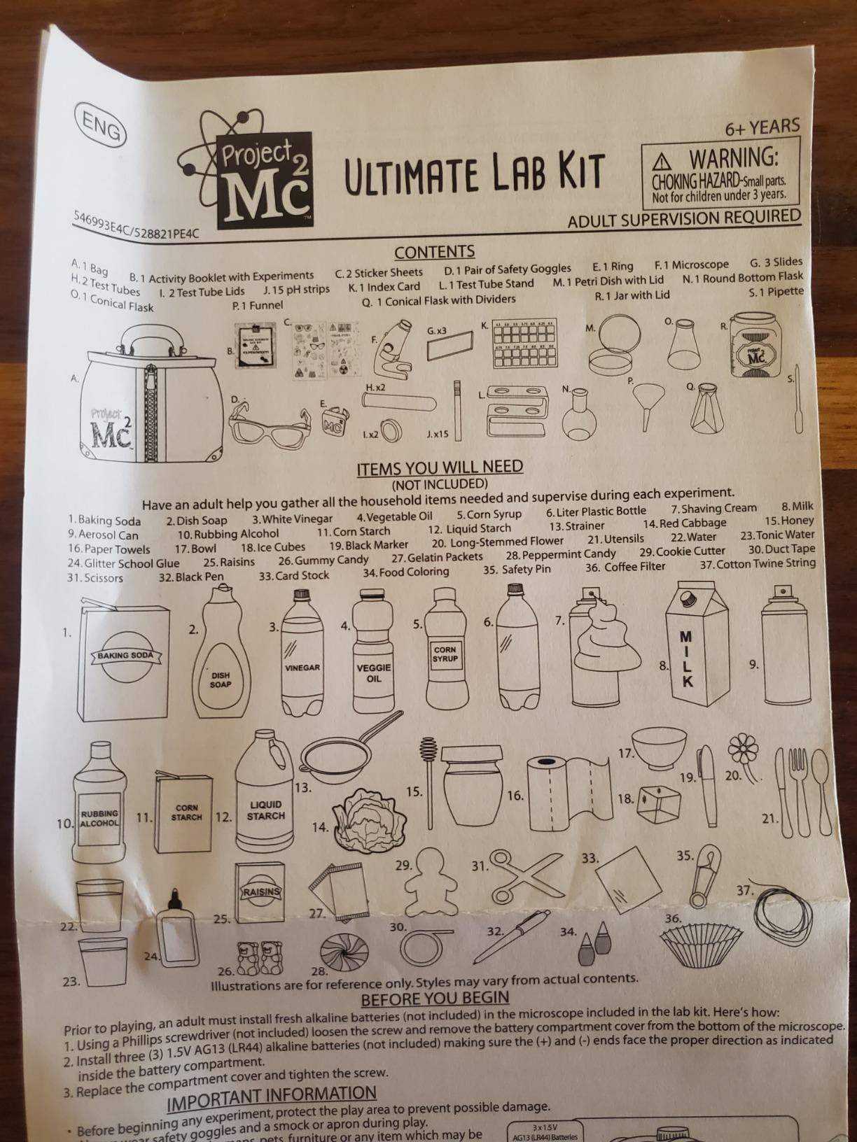 Amazon.com: Project Mc2 Ultimate Lab Kit : Toys & Games