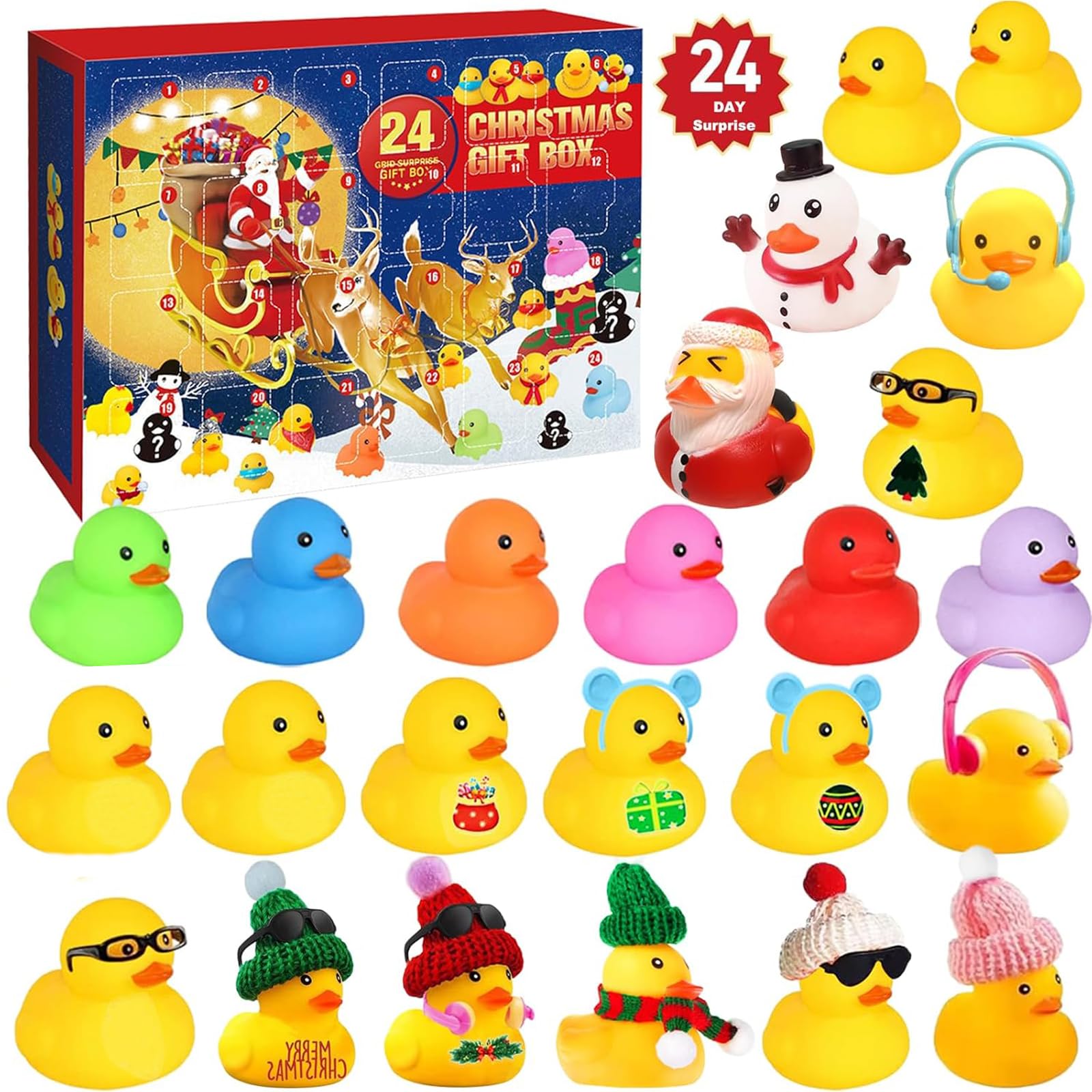 Rubber Duck Advent Calendar 2024 Advent 2024 With 24 Rubber ...