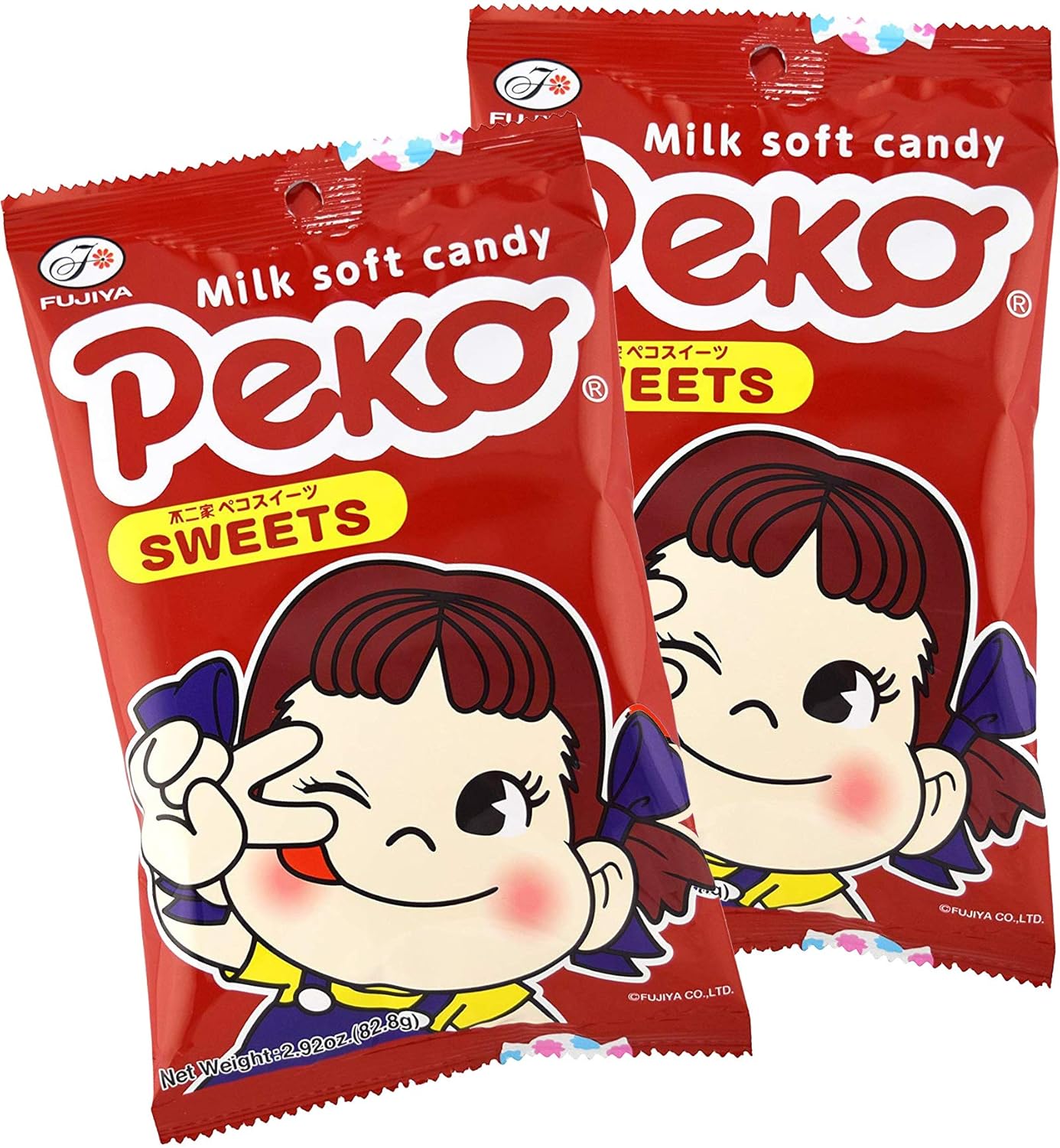 Amazon.com : Fujiya Peko Sweets 2.92oz (2 Pack) : Grocery & Gourmet Food