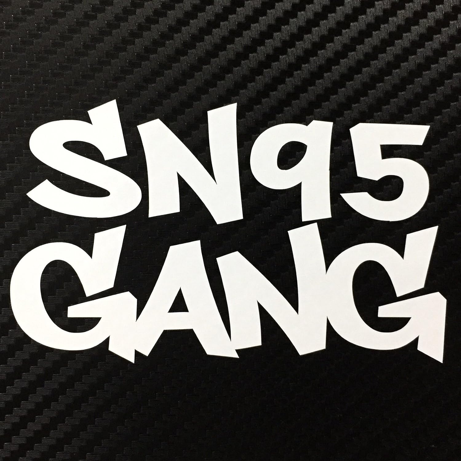 Amazon.com: SN95 Gang Decal Sticker Custom Die-Cut Vinyl Turbo V8 Hella ...