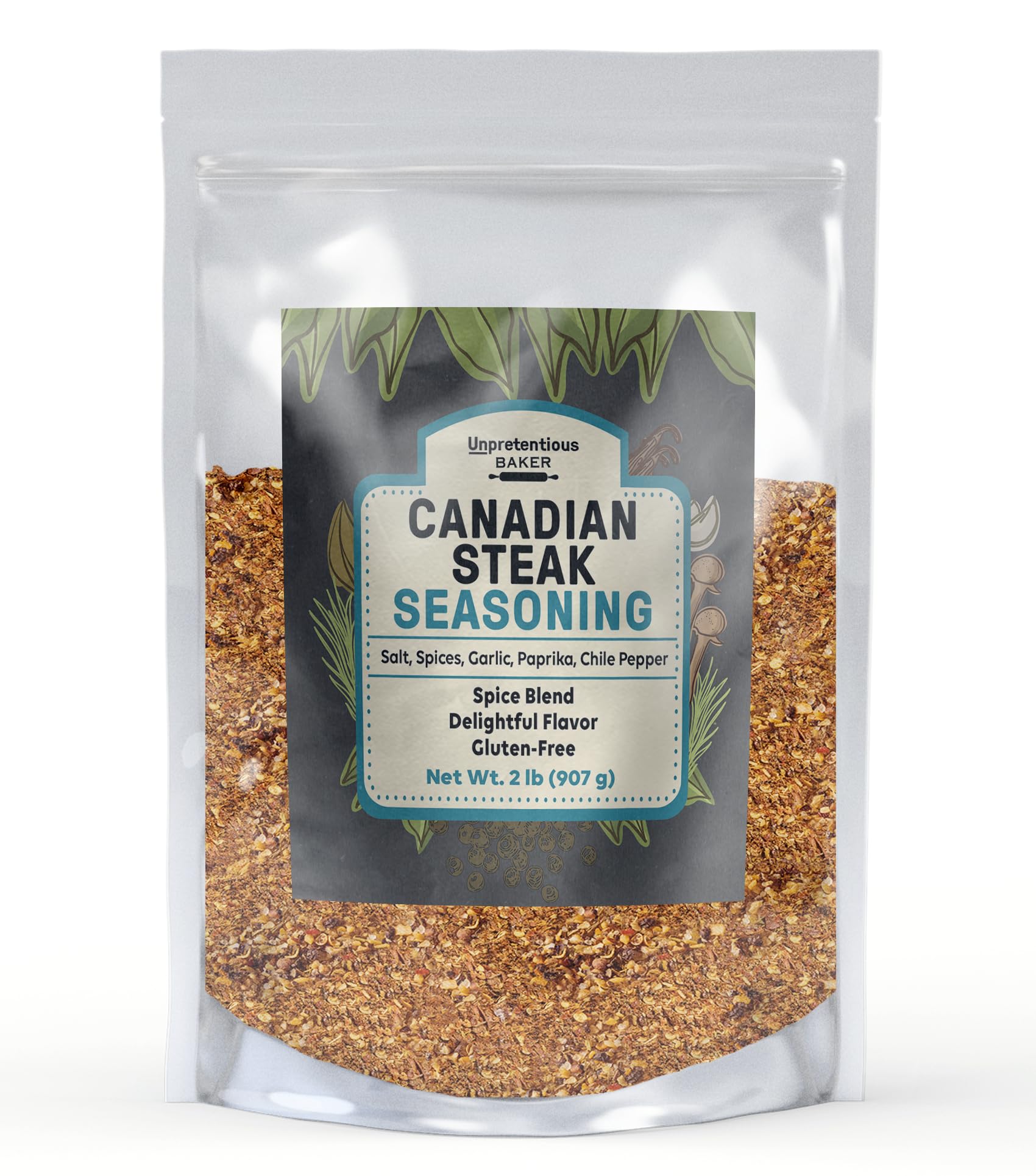 Amazon.com : Unpretentious Canadian Steak Seasoning, 2 lb, Savory ...