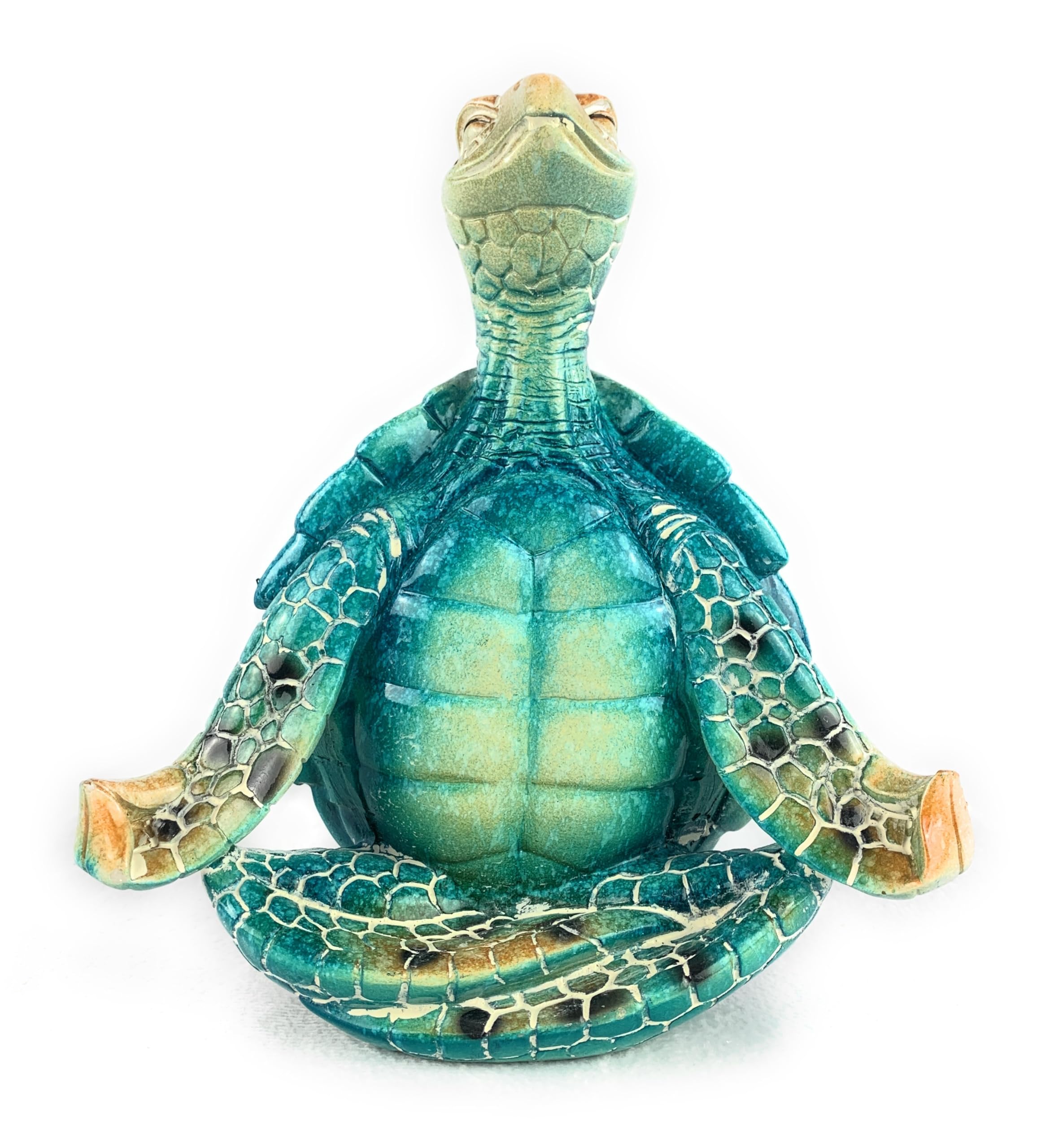 Amazon.com: Ain't it Nice Large Sea Turtle Statue Yoga Meditation Zen ...