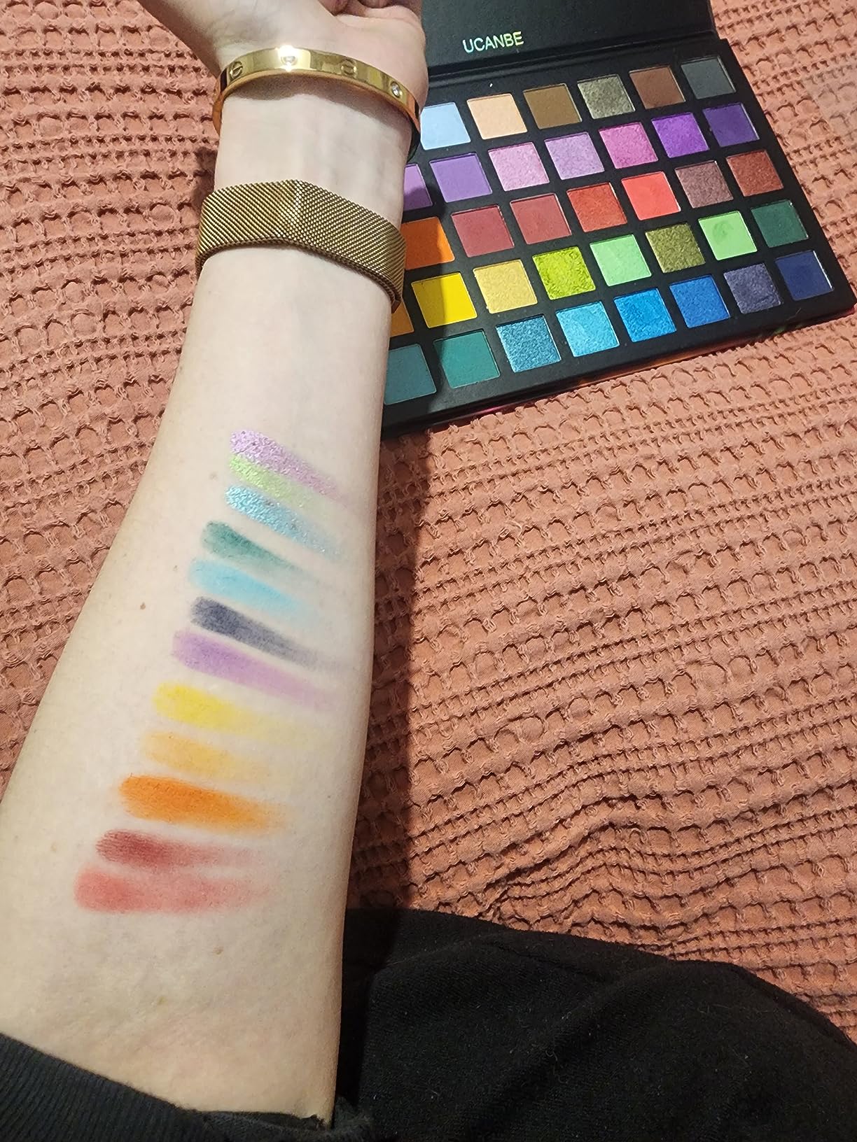 UCANBE EXOTIC FLAVORS Neon Eyeshadow Makeup Palette - 48 Colorful High ...