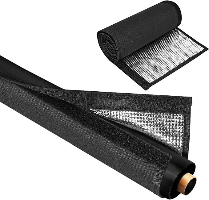 Pipe Insulation Foam Tube AC Line Insulation Warp 72 x 10.2 Inch 3 ...