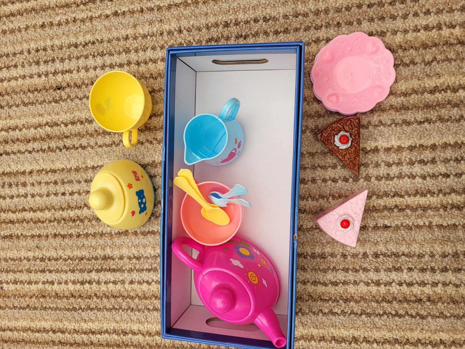 abeec Tea Set For Toddlers, 14 Pc Tea Sets With Teapot. Ideal Kids ...