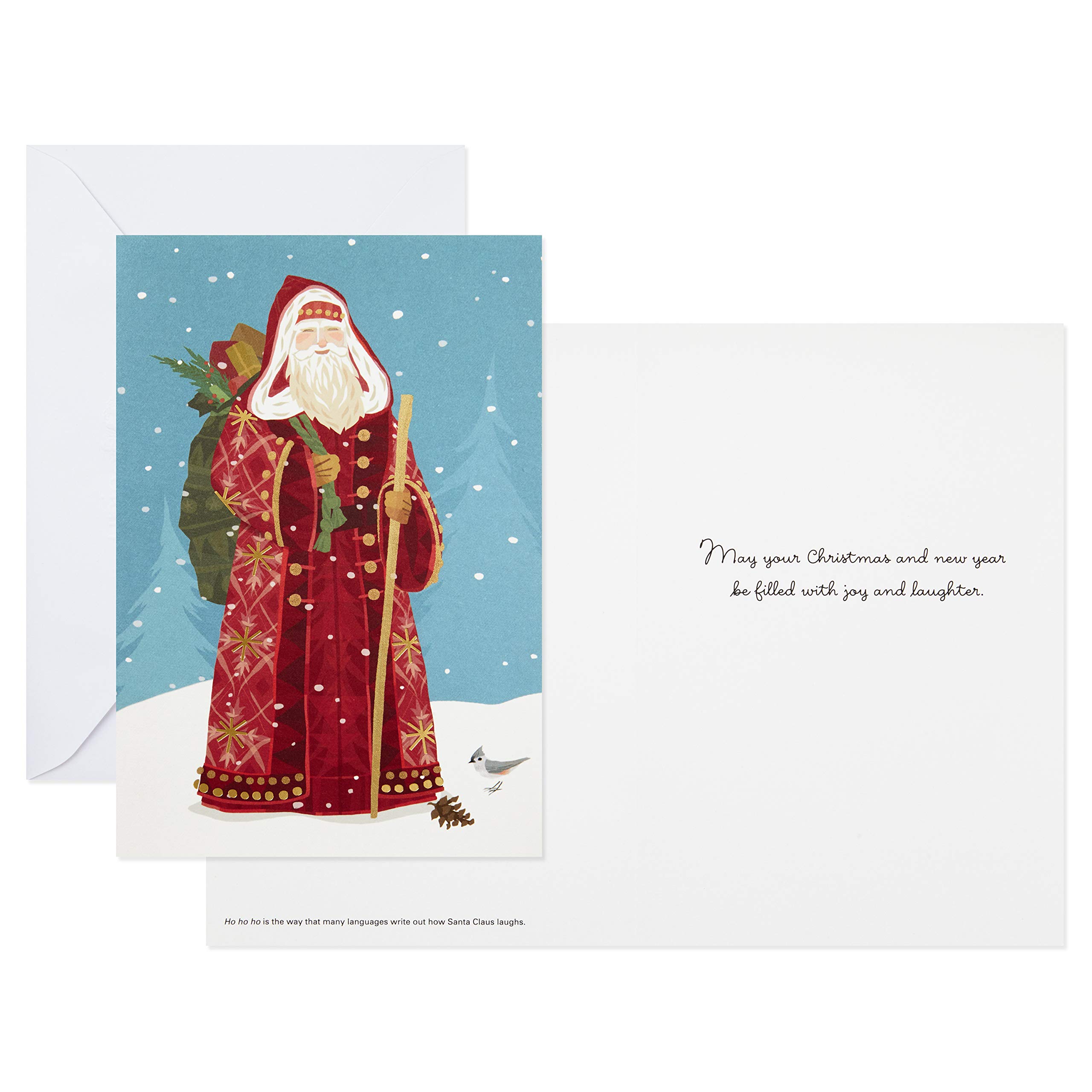 Snapklik.com : Hallmark UNICEF Boxed Christmas Cards, Classic St Nick