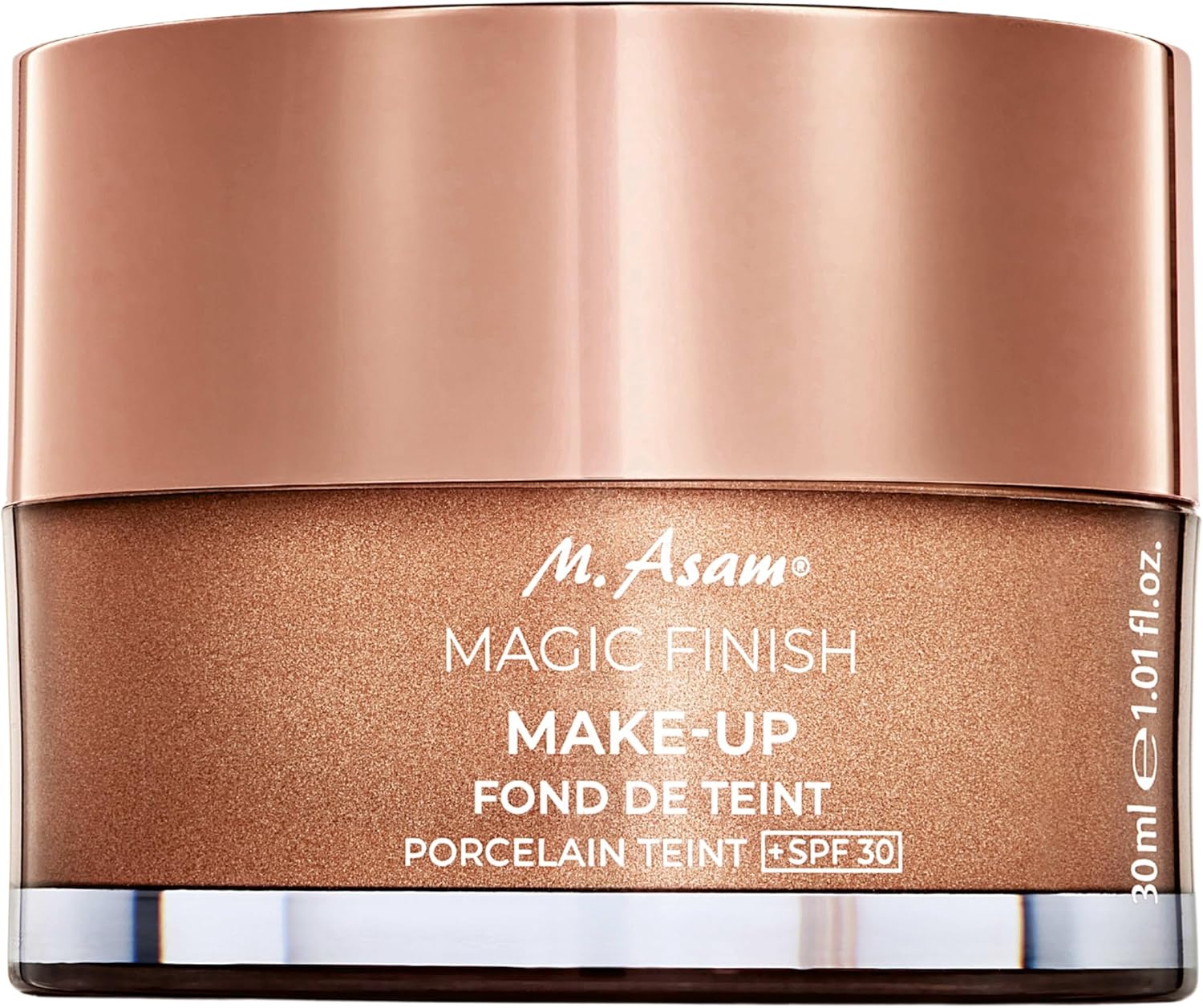 M. Asam Magic Finish Porcelain Teint SPF 30 Make-up (30 ml), Mousse 4 ...