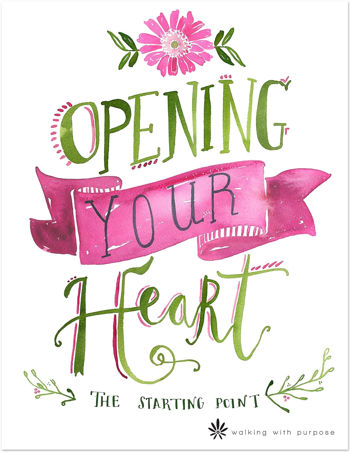 Opening Your Heart: The Starting Point from Walking with Purpose: Lisa ...